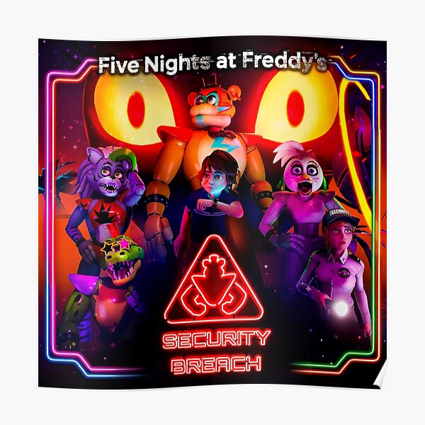 Five Nights At Freddys Security Breach Poster For Sale By