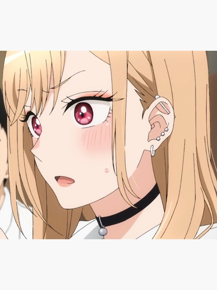 "Kitagawa Marin Blushing Cute Anime Girl" Art Print for Sale by ...