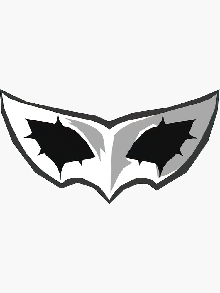"Joker's Mask - Persona 5" Sticker for Sale by DucDreamer | Redbubble