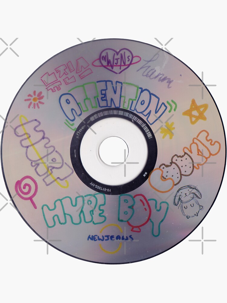"HANNI Version NewJeans CD" Sticker for Sale by xenocene | Redbubble
