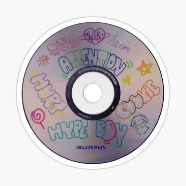 "HANNI Version NewJeans CD" Sticker for Sale by xenocene | Redbubble