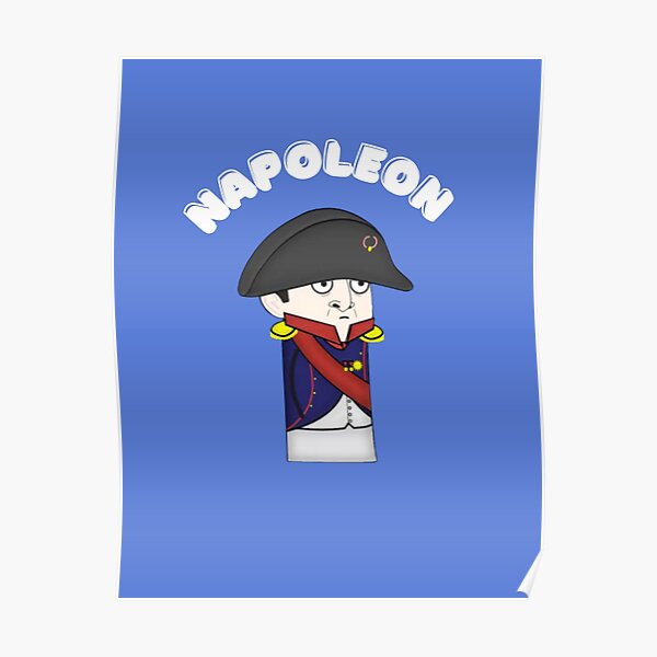 "Napoleon oversimplified design is a simple modern design." Poster for ...