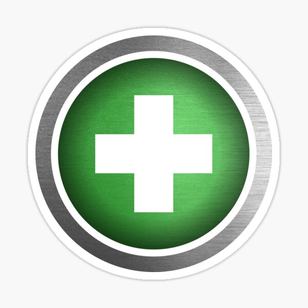 "Healer symbol" Sticker for Sale by CGWolf13 | Redbubble