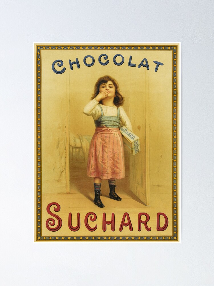 "CHOCOLAT SUCHARD Swiss Milk Chocolate Champenois 1900s Vintage ...