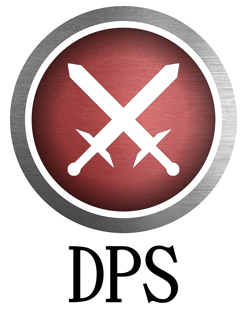 "DPS with text" by CGWolf13 | Redbubble