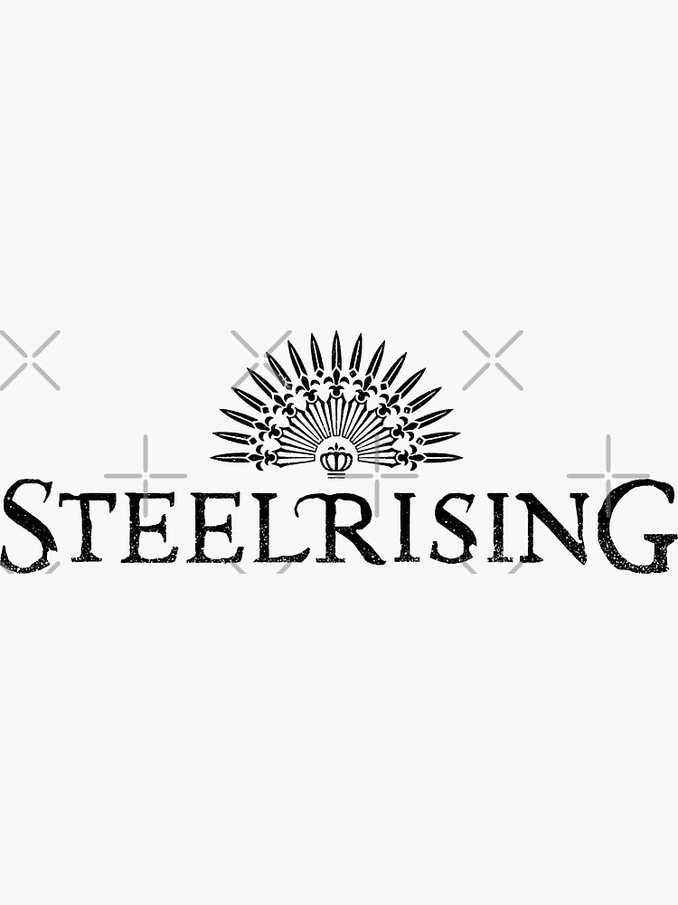 "Steelrising v2 logo" Sticker for Sale by JCBA | Redbubble