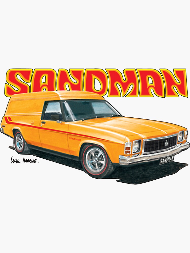 "Holden HX Sandman Panelvan Design " Sticker for Sale by Ayaan32fa ...
