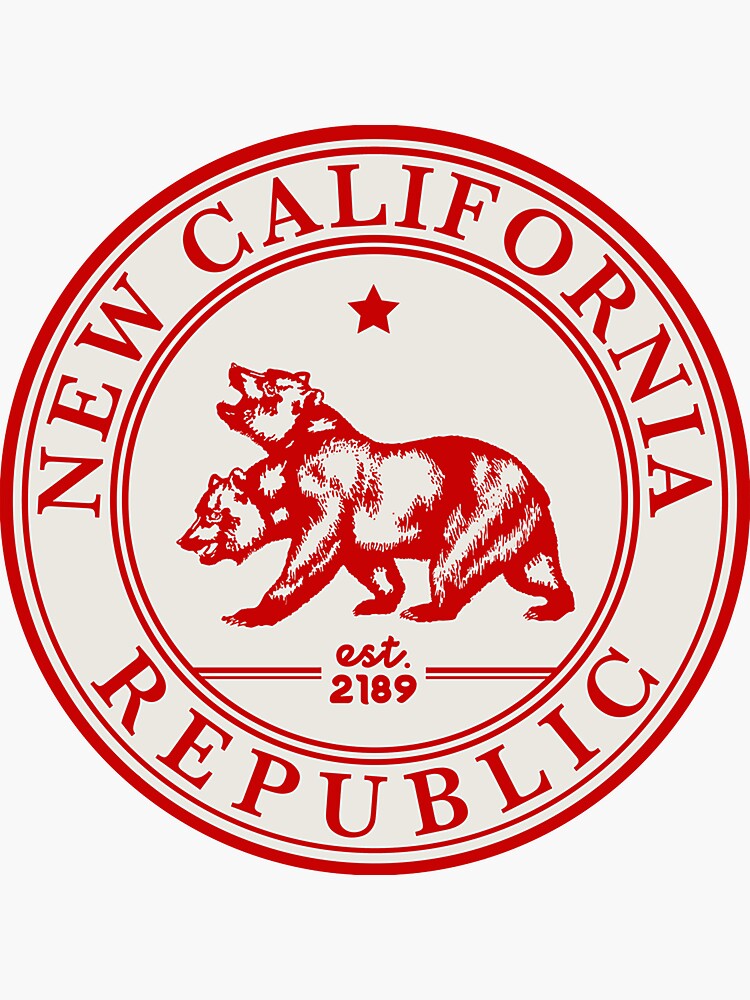 "New California Republic Crest " Sticker for Sale by Ayaan32fa | Redbubble