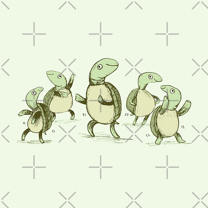 "Dancing Turtles" by Sophie Corrigan | Redbubble