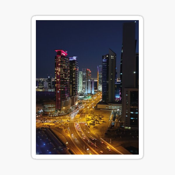 "Doha city qatar 2022" Sticker for Sale by Asombrosa | Redbubble