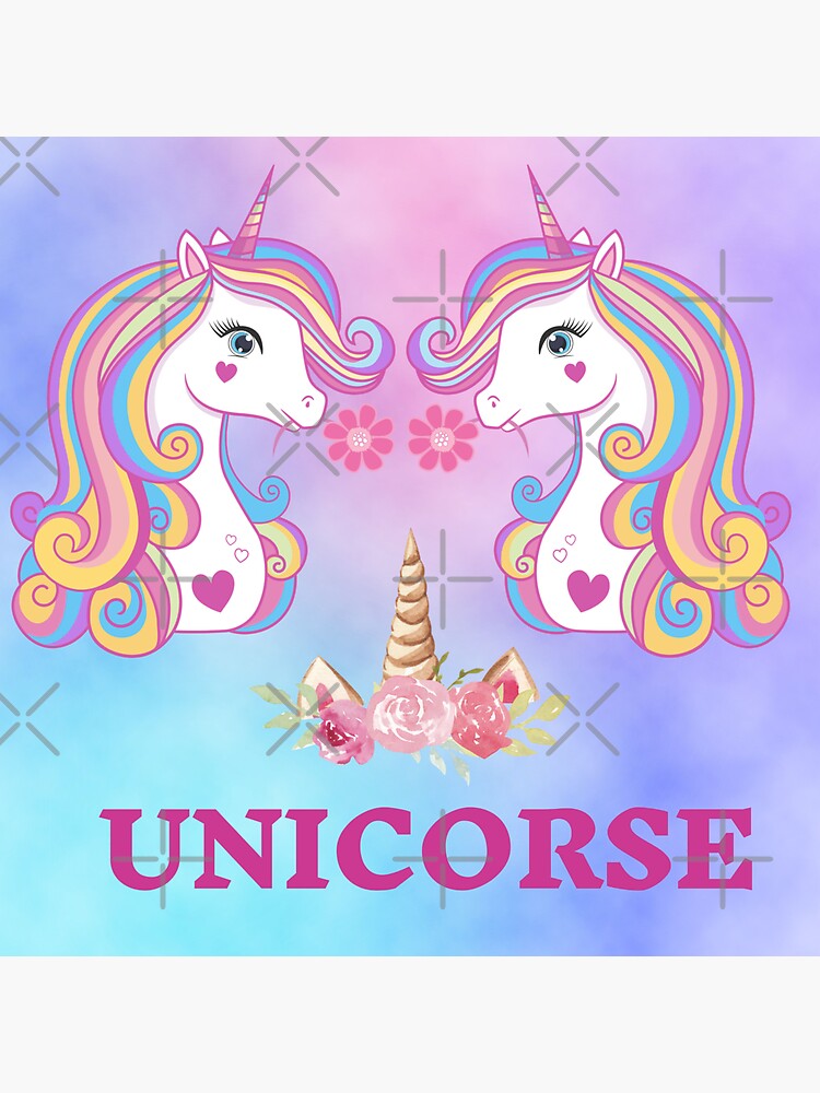 "unicorse" Sticker for Sale by ContourDesigns | Redbubble