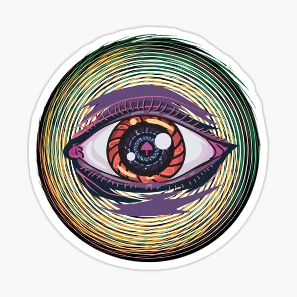"Eye Colorfull" Sticker for Sale by James Flores | Redbubble