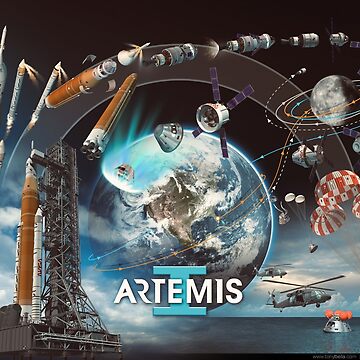 "Artemis 1 SLS launch infographic by Tony Bela" Poster for Sale by Tony ...