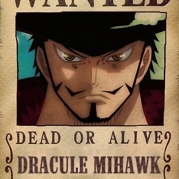 "Dracule Mihawk bounty One Piece" Poster for Sale by Jacqueline4546 ...