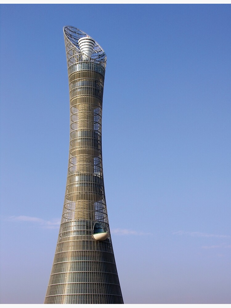 "Torch tower aspire zone Khalifa stadium" Poster for Sale by Asombrosa ...