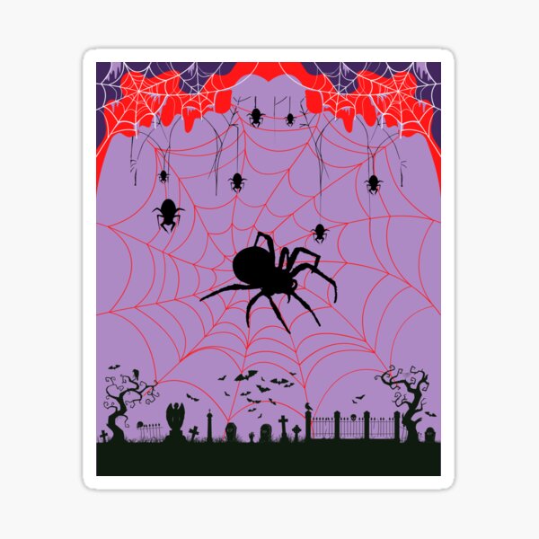 "Halloween " Sticker for Sale by Artist1980 | Redbubble
