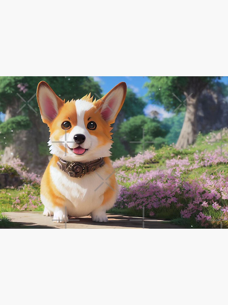 "Corgi Adventure Time!" Sticker for Sale by petshelter | Redbubble