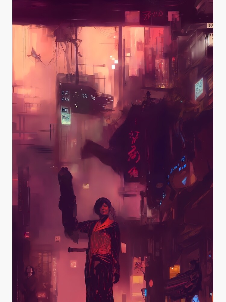 "samurai cyberpunk" Poster for Sale by Guest-001 | Redbubble