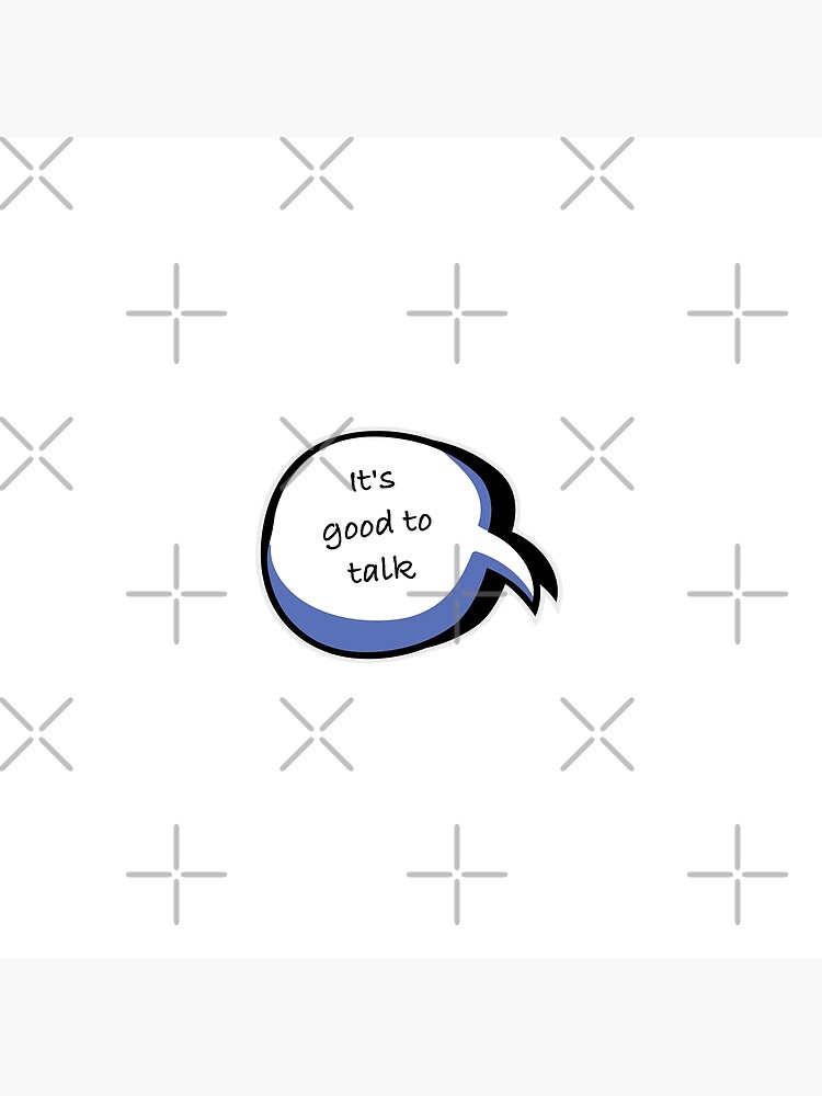 "It's Good To Talk" Poster for Sale by RedFirecracker | Redbubble