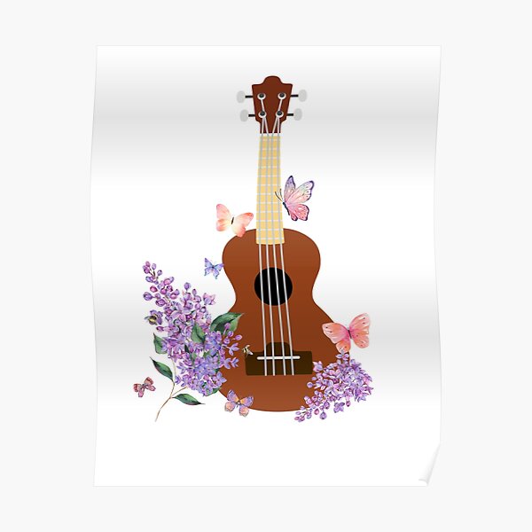 "Ukulele art | Music art" Poster for Sale by Sanjyoti05 | Redbubble