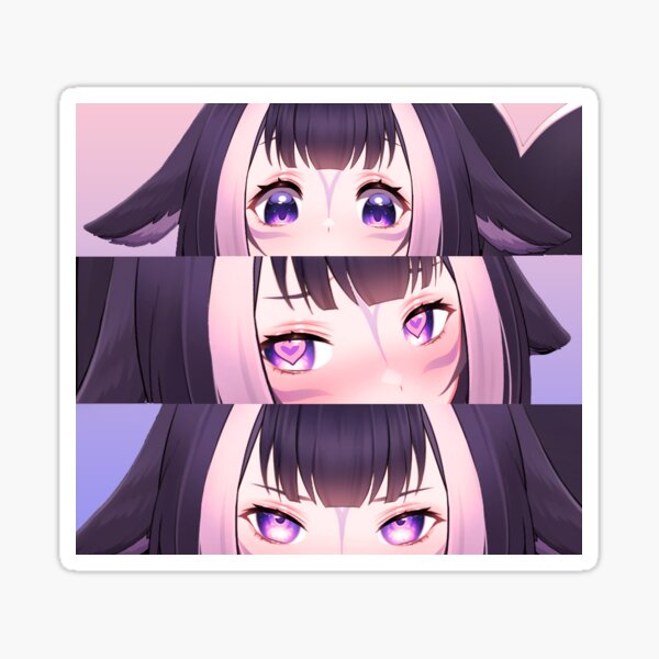 "Shylily Eyes" Sticker for Sale by SoftLittlePogs | Redbubble