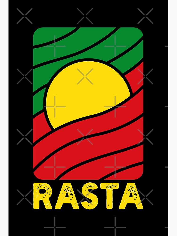 "Rasta Vintage Sunset " Art Board Print for Sale by designandclouds ...