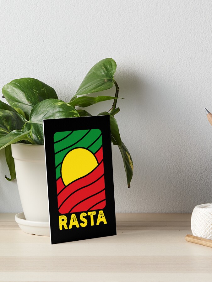 "Rasta Vintage Sunset " Art Board Print for Sale by designandclouds ...
