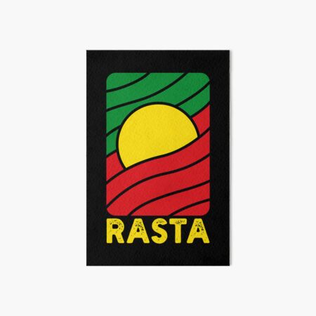 "Rasta Vintage Sunset " Art Board Print for Sale by designandclouds ...