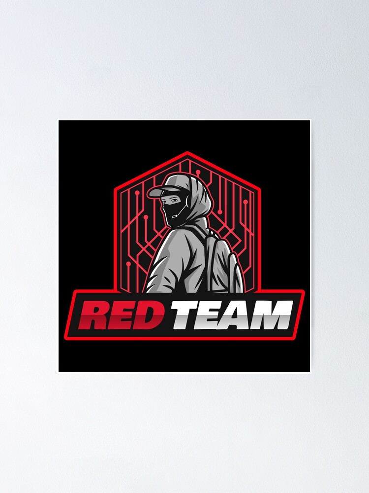 "Cyber Security Red Team " Poster for Sale by clubtee | Redbubble