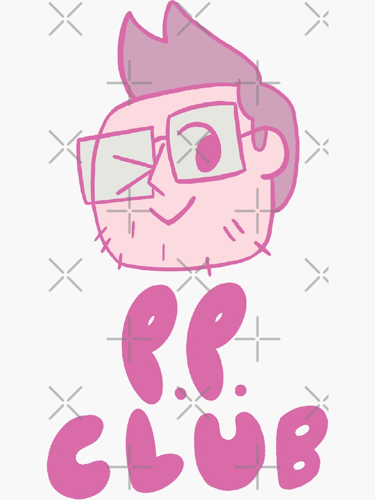 "Pretty Patrick Club Tote Design / bee & puppycat " Sticker for Sale by ...