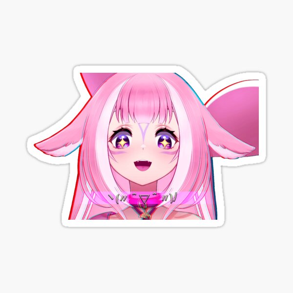 "Sparkly Pink Shylily" Sticker for Sale by SoftLittlePogs | Redbubble