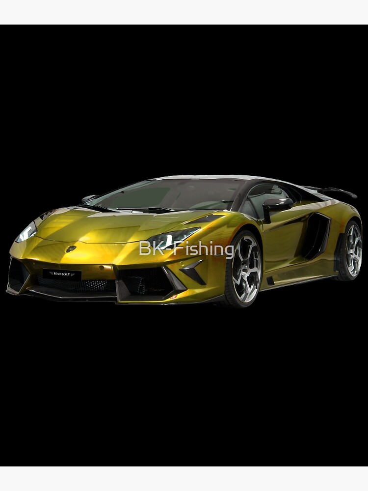 "Lamborghini Aventador - GOLD" Poster von BK-Fishing | Redbubble