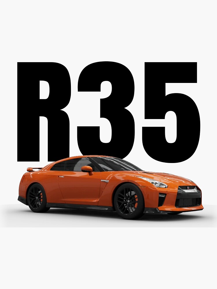 "R35" Sticker for Sale by MOTOSHIFT | Redbubble
