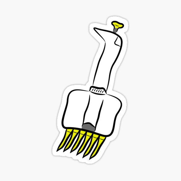 "Multi-Channel Pipette" Sticker for Sale by stoppersays | Redbubble