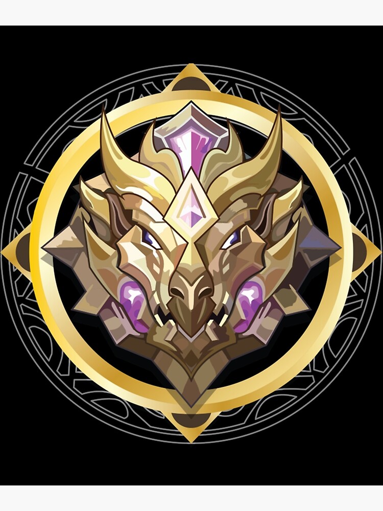 "ML Mobile Legends Mythic Rank Icon Active " Poster for Sale by ...