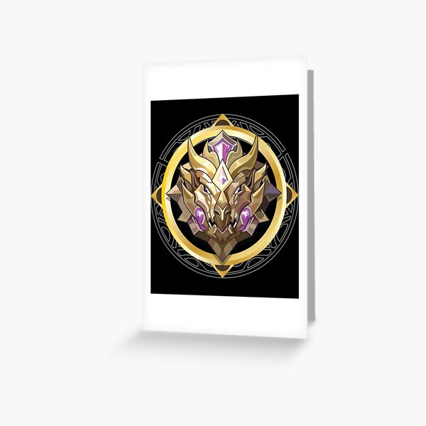 "ML Mobile Legends Mythic Rank Icon Active " Greeting Card for Sale by ...