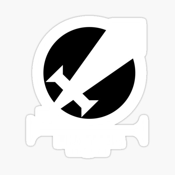 Mobile Legend Fighter White In Black Sticker For Sale By Mydoulamadeit Redbubble