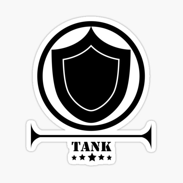 "Mobile Legend TANK Black in White " Sticker for Sale by MyDoulaMadeIt ...