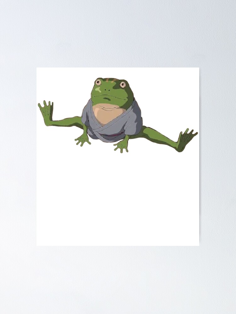 "Surprised Frog" Poster for Sale by JeniBoyleg | Redbubble