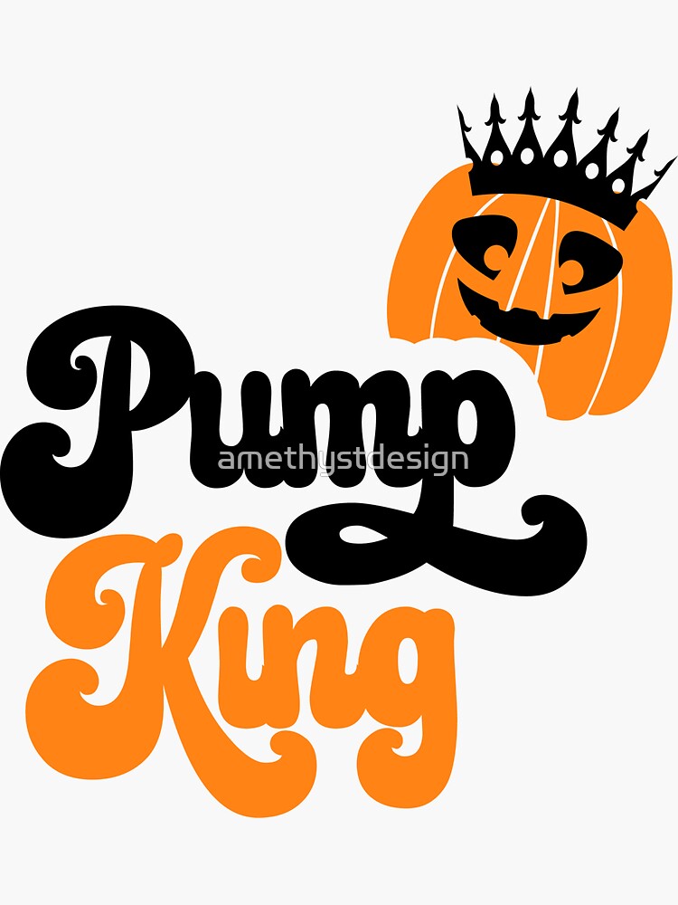"Halloween Pump King - Awesome Family Halloween Costumes " Sticker for Sale by amethystdesign ...