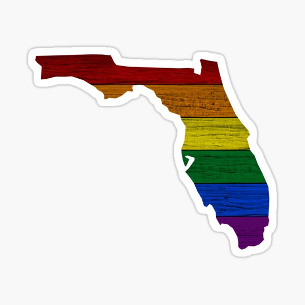"Rainbow Florida on Wood" Sticker for Sale by jshap | Redbubble