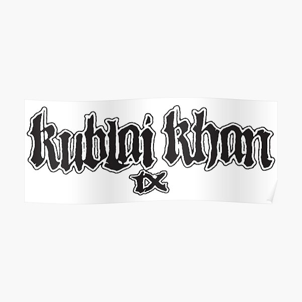 Kublai Khan Tx Band Illustration Poster For Sale By Jimmy Nelson