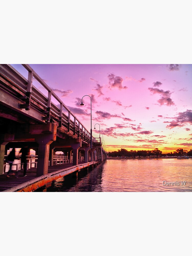 "Mandurah Old Bridge Sunset - III" Framed Art Print by denniswat ...