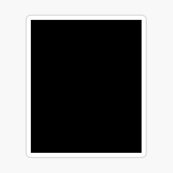" Cool All black only design" Sticker for Sale by CoolMoonDesigns ...