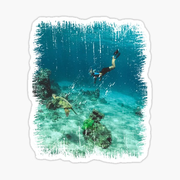 "Scuba Dive Diving Under Water Scuba Diver Scuba Diving" Sticker for ...