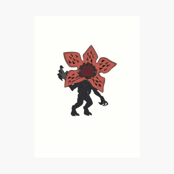 "Cute Demogorgon Stranger Things Vinyl Sticker" Art Print for Sale by ...