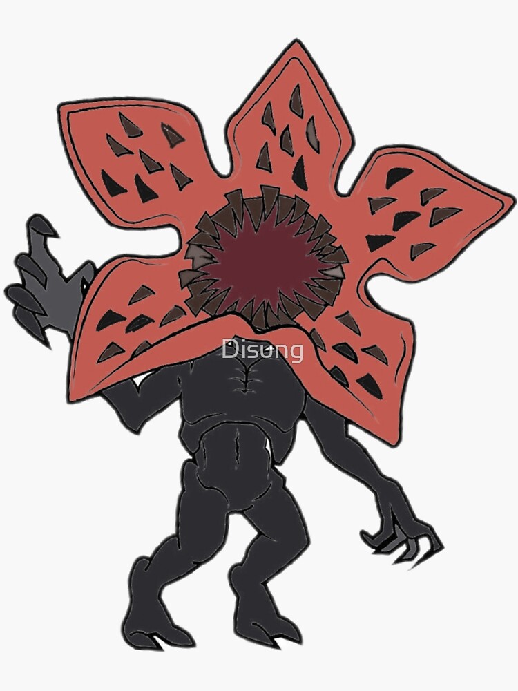 "Cute Demogorgon Stranger Things Vinyl Sticker" Sticker for Sale by ...