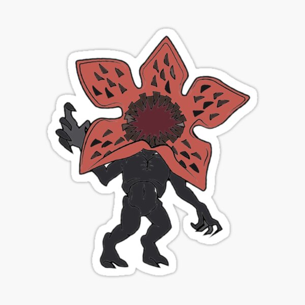 "Cute Demogorgon Stranger Things Vinyl Sticker" Sticker for Sale by ...