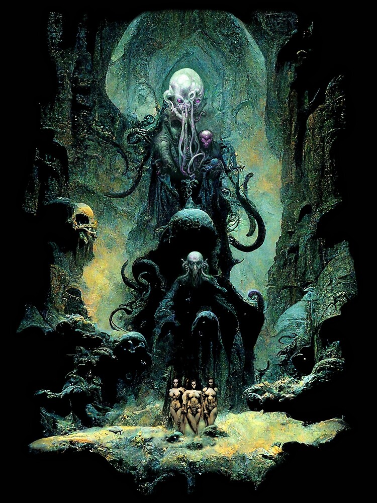 "Mindflayer, Illithid in the underdark" Poster for Sale by alienOracle ...