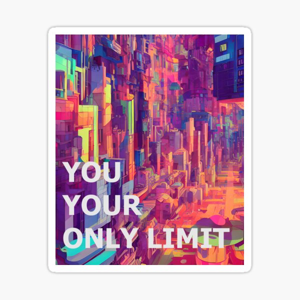 "Limitation." Sticker for Sale by Misterplankton | Redbubble